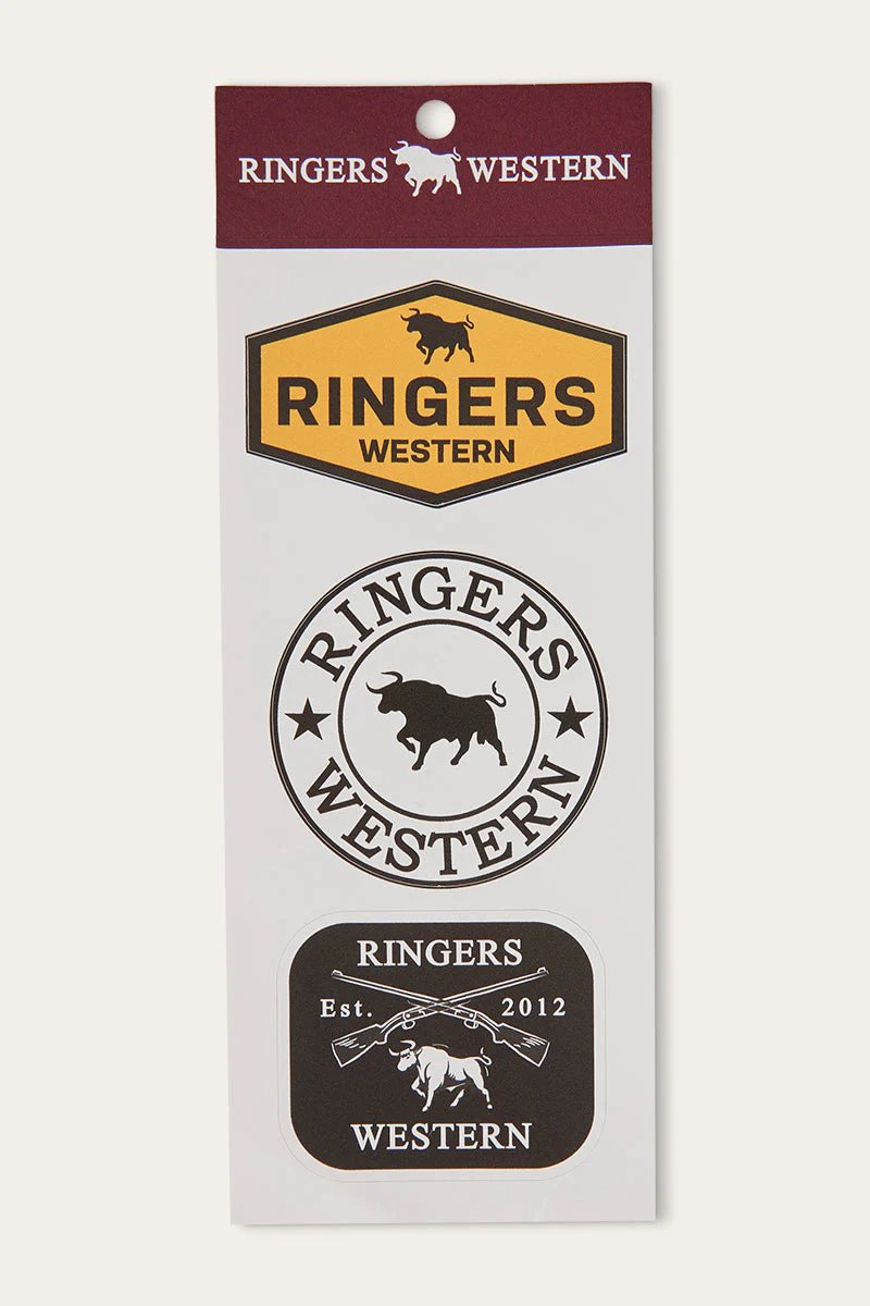 Ringers Western - Logo Sticker (3 Pack) - Shotgun – Redbournberry ...