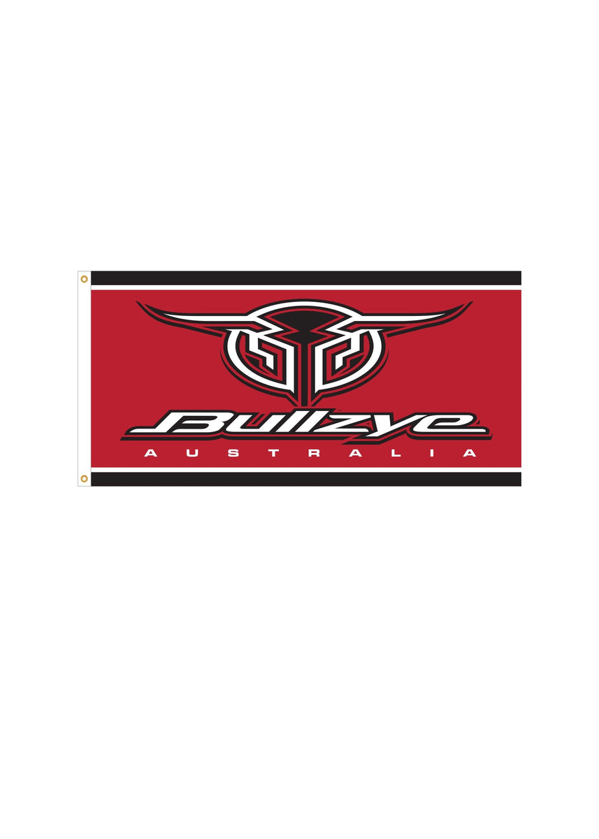 Bullzye - Flag Bullzye Logo - Red/Black – Redbournberry Clothing Co.